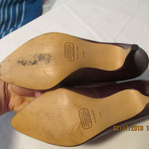 Calico | Shoes | Calico Burgandy Leather Pumps Sz 55m | Poshmark